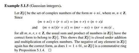 Solved 6 Show That The Ring Of Gaussian Integers Z I