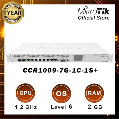 Microtik Router Ccr1009 7g 1c 15 Ccr1009 7g 1c 15