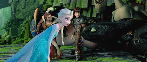 Elsa Knows How To Treat With Toothless By Alice In Wonderland2 On