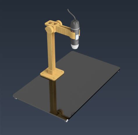 3d Printed Digital Microscope Stand By Momansour789 Pinshape