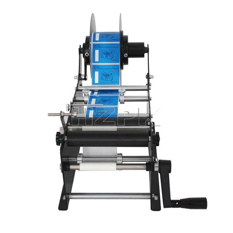Hzpk Mt 30 Portable Desktop Manual Labeling Machine For Wine Bottles