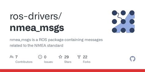 Github Ros Drivers Nmea Msgs Nmea Msgs Is A Ros Package Containing