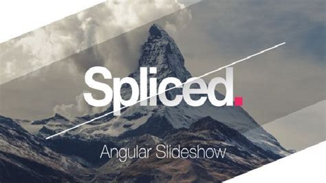 Spliced Angular Slideshow Template Videohive 14685274
