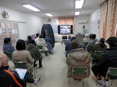 防災講話（南海ﾄﾗﾌ巨大地震に備えて！）2025年1月15日（水） 北出島東 自治会