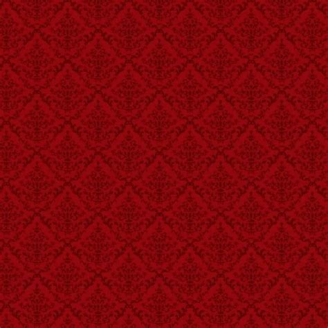 Fundo Vermelho Luxo Ornamentais Padrão Floral Royal Damask Wallpaper
