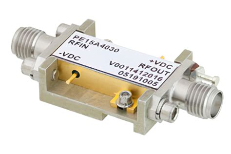 26 Dbm P1db 2 Ghz To 20 Ghz Medium Power Broadband Amplifier 31 Db Gain 30 Dbm Ip3 3 Db Nf Sma