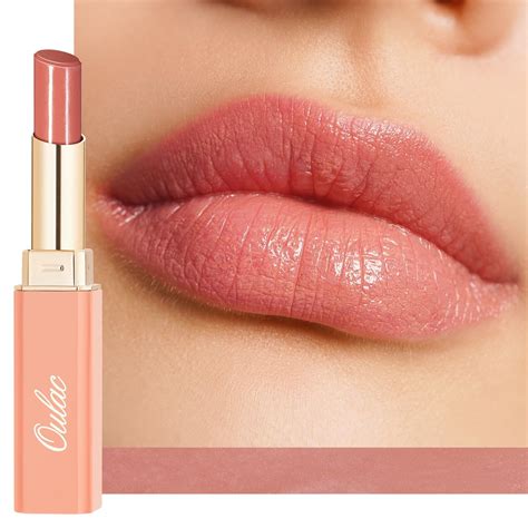 Oulac Moisturizing Shine Pink Peach Lipstick For Women 2