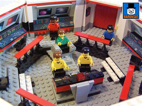 Lego Moc Star Trek Command Bridge Custom Model Photo Gallery