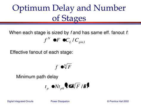 PPT CMOS Inverter Chain Propagation Delay Optimization PowerPoint