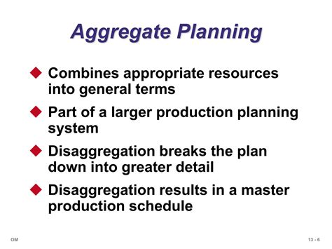 6 Ch 8 Aggregate Planningppt