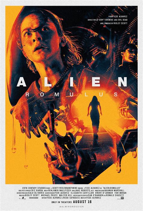 Alien Romulus 2024 Poster Design By Axel Almirón In 2024 Movie Art