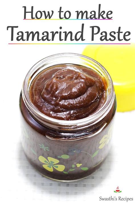 Tamarind Paste Recipe How To Make Tamarind Paste At Home