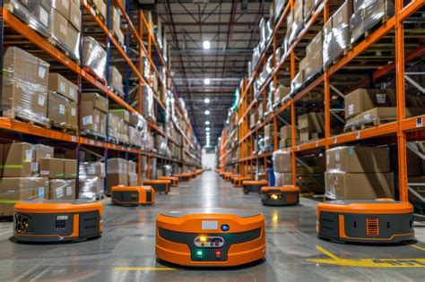 Revolutionizing Warehouses Robots Optimizing Loads Premium Ai