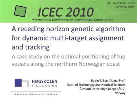 PPT A Receding Horizon Genetic Algorithm For Dynamic Multi Target