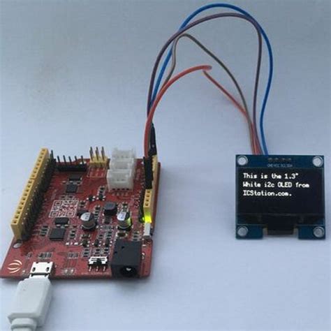 Arduino 13 I2c White Oled Display Project