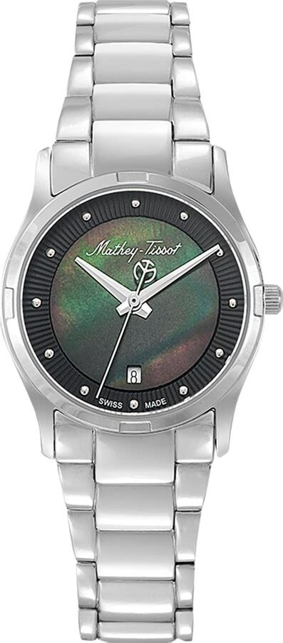 Mathey Tissot Women S Classic Black Dial Watch Shopstyle