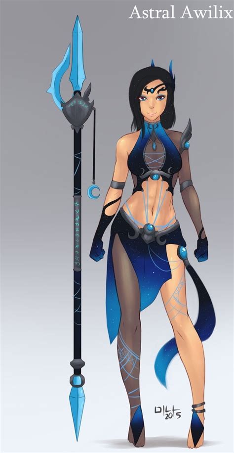 My Awilix Skin Concepts With Concept And Splash Arts Smite