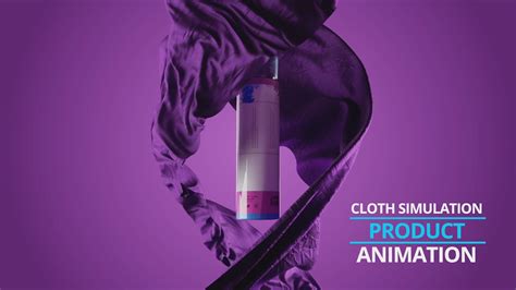 3d Product Animation With Cloth Simulation Behance