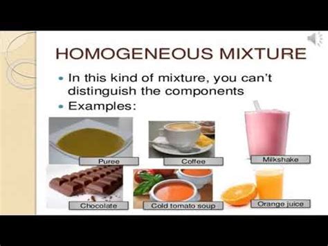 MIXTURE TYPES PART 1 YouTube