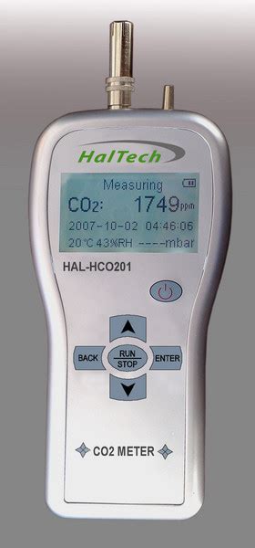 Hal Technology HCO202 Handheld Carbon Dioxide Meter Monitor Calright Instruments