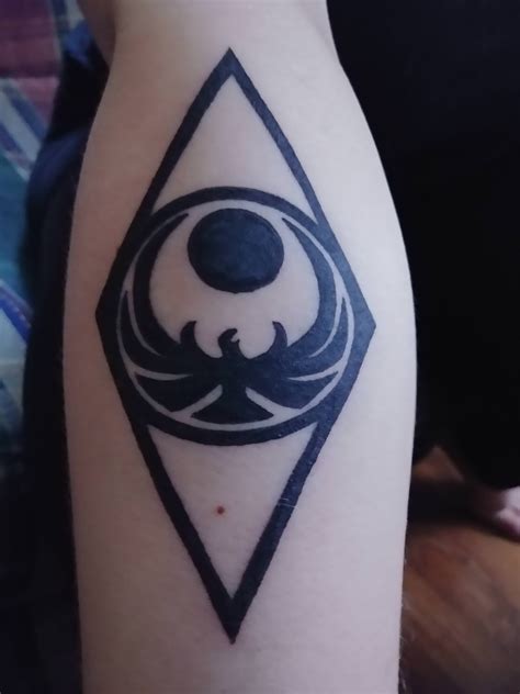 Skyrim Nightingale Symbol Tattoo