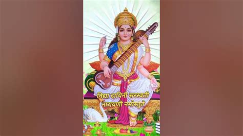 मां सरस्वती तुमको नमन 🙏saraswati Maa Shorts Youtubeshorts