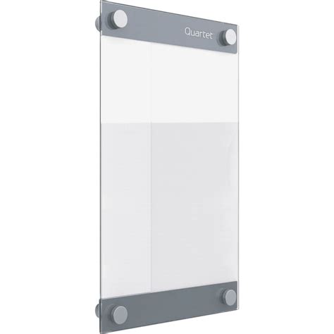 Quartet Infinity Magnetic Customizable Glass Board 85 X 11 11