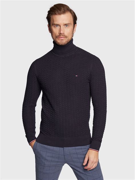 Tommy Hilfiger Rollkragenpullover Exaggerated Structure Mw0mw29109