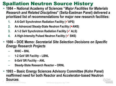 Ppt Leadership At The Spallation Neutron Source Powerpoint