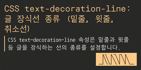 CSS text decoration line 글 장식선 종류 밑줄 윗줄 취소선 sorto me