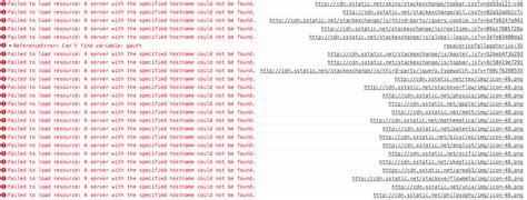 Domain Name System Intermittently Unable To Connect To Specific Urls
