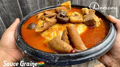 Comment Je Prépare Ma Sauce Graine Façon Ghana Abenkwan Youtube