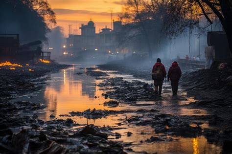 Premium Ai Image Trash Overflow Environmental Pollution Issue