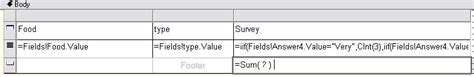 Sql Sum Of Converted Values In Columns In Ssrs 2005 Stack Overflow