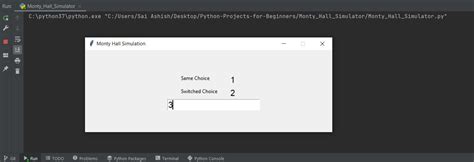 Simulate The Monty Hall Problem Using Python