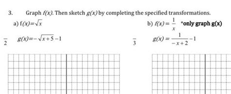 [answered] 2 3 graph f x then sketch g x by completing the specified