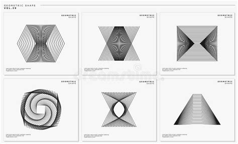 Techno Motion Lines Abstract Shape Design Template Modern Blend Line Logo Stock Vector