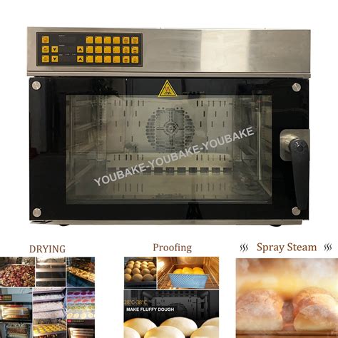 Stainless Steel Electric Industrial Convection Oven Commercial Pizza