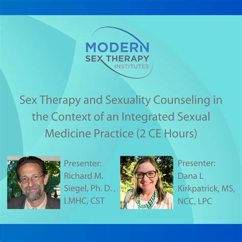 Calm Pittsburgh Modern Sex Therapy Institutess Ricky