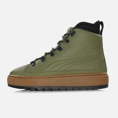 Puma The Ren Boot in Olive - Stylish Outdoor Hiking Boots