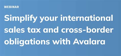 Dsd Business Systems On Linkedin Internationaltax Avalara