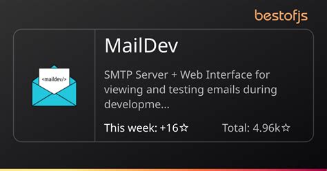 Best Of Js • Maildev