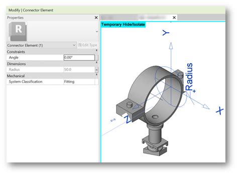 So erstellen Sie in Revit eine Familie von Rohrformstücken kein