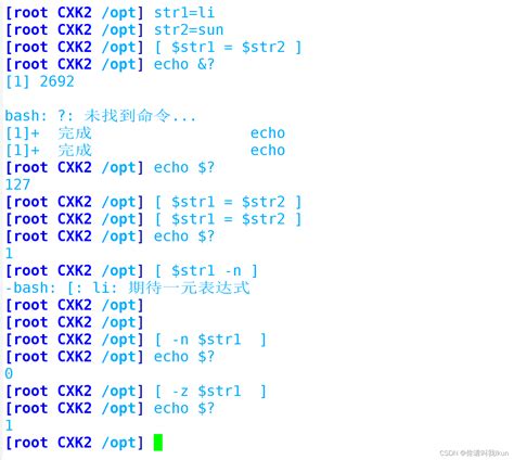 [linux] shell条件语句和if语句 linux shell 字符串比较 csdn博客