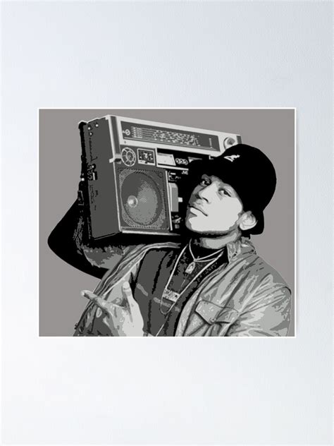 Ll Cool J Boombox Poster For Sale By Emsai Redbubble