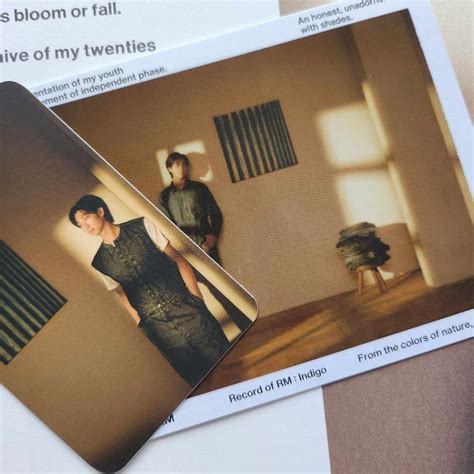 RM BTS Kim Namjoon Indigo Vinyl Album Complete Inclusion With Photocard