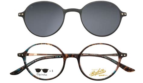 Lunettes de vue Perfecto By Schott 124 04 47 18 clip solaire aimanté