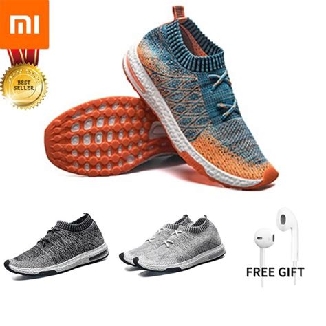 Original Xiaomi Mijia รองเท้าสนีกเกอร์ รองเท้าวิ่ง ระบายอากาศ สำหรับผู้ชาย ขนาด 39 46