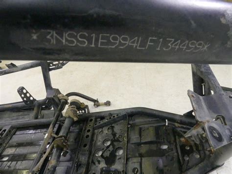 2020 Polaris Rzr Rs1 1000 Straight Main Frame Chassis Cln Ez Rgstr