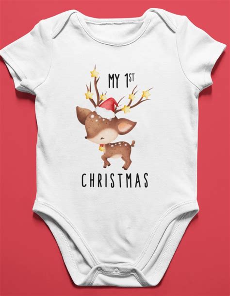 My first Christmas božični bodi za dojenčka